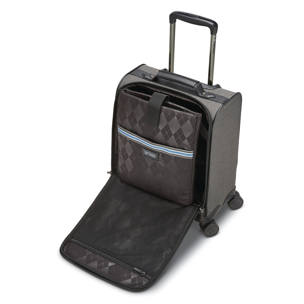 Hartmann Herringbone Deluxe Underseat Carry On Spinner – Luggage Pros