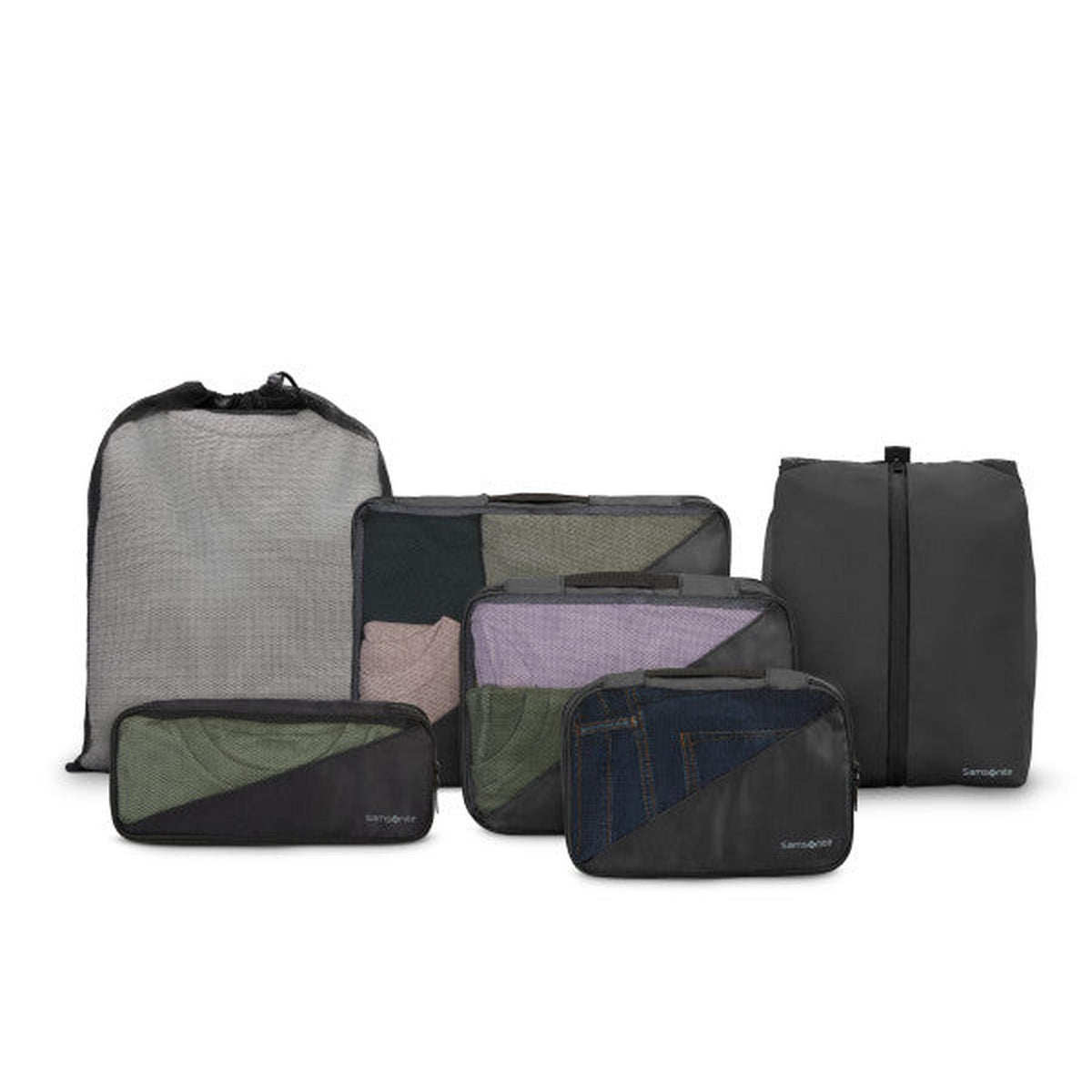 Samsonite Accessories 6-Piece Packing Cube Set – Luggage Pros
