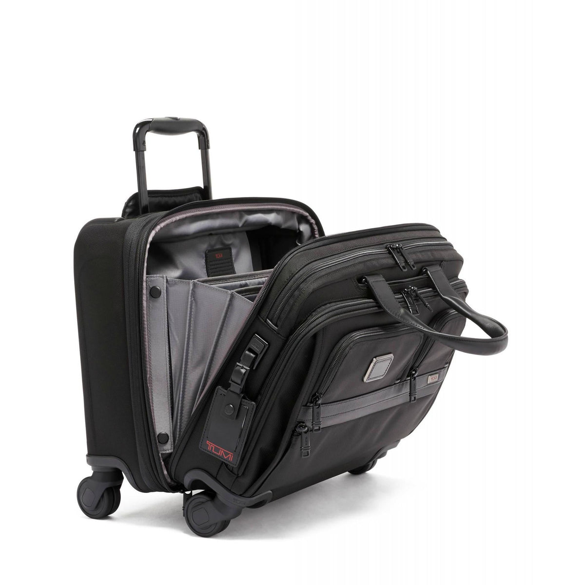 TUMI Alpha 3 Deluxe 4 Wheel Laptop Case Brief – Luggage Pros