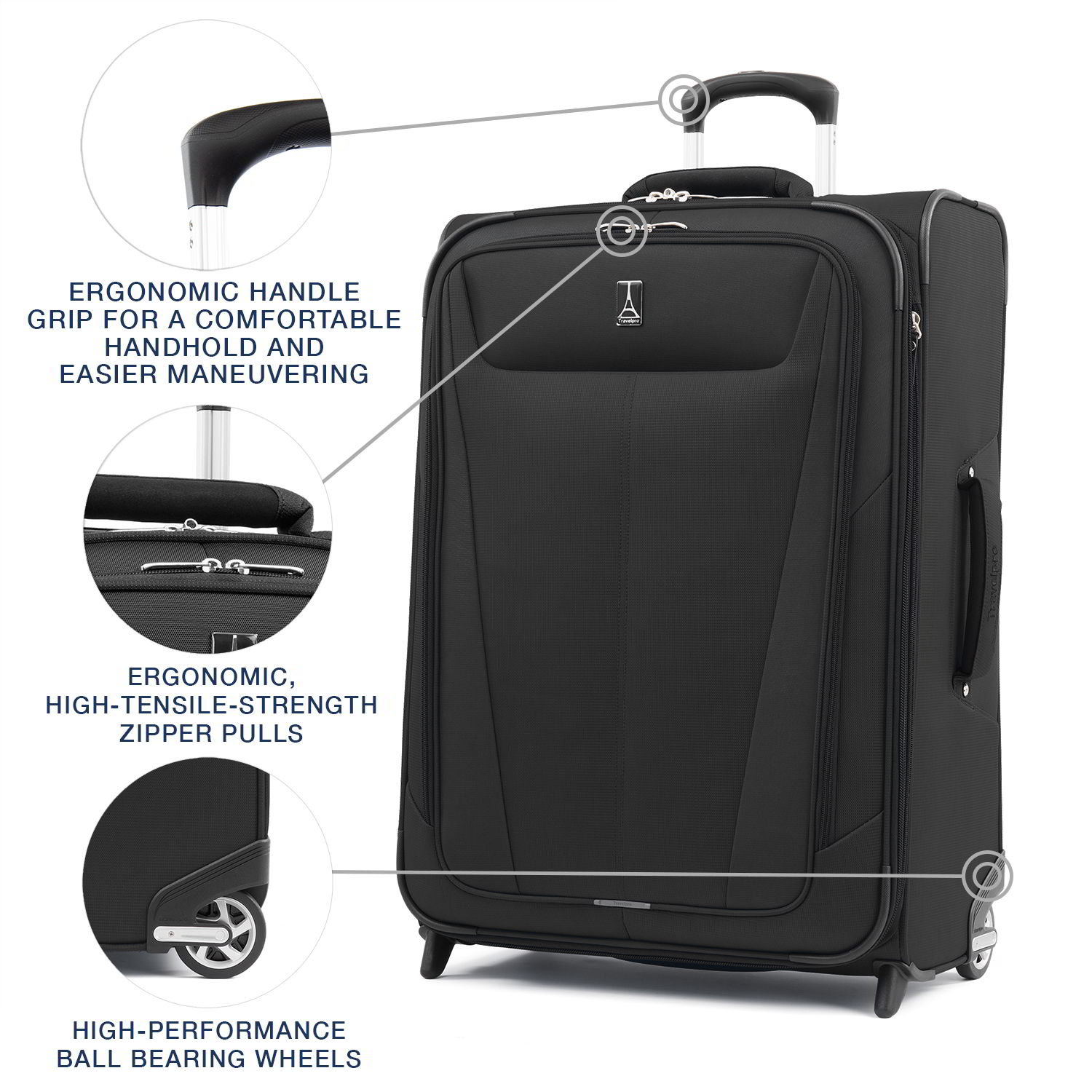 Travelpro Maxlite 5 Lightweight 26" Expandable Rollaboard – Luggage Pros