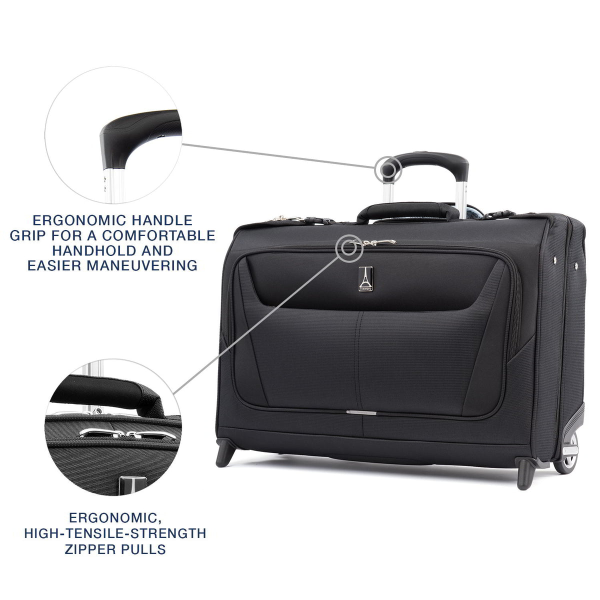 Travelpro Maxlite 5 Lightweight Carry-On Rolling Garment Bag – Luggage Pros