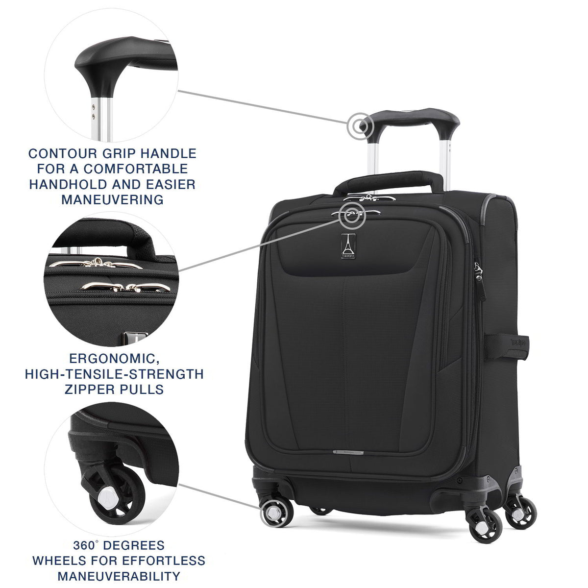 Travelpro Maxlite 5 Lightweight International Expandable Carry-On Spin ...