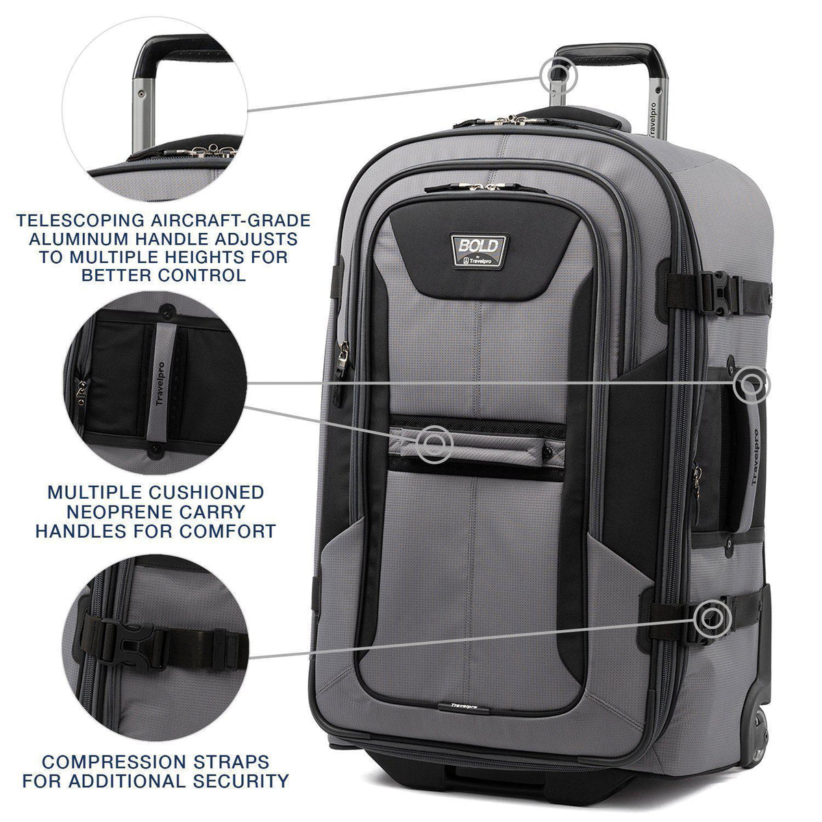 Bold by Travelpro 28" Expandable Rollaboard – Luggage Pros